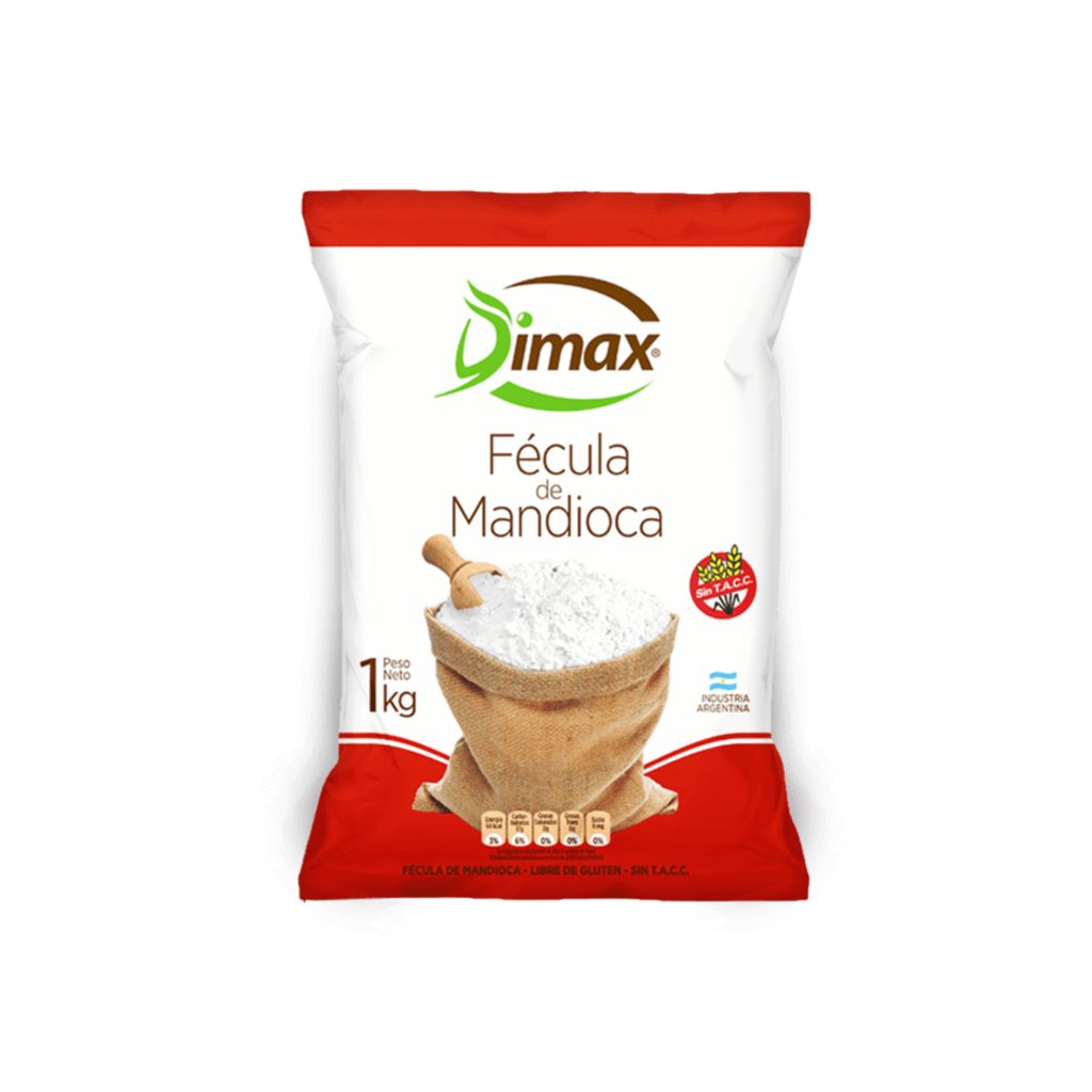 Fécula de mandioca x 1kg DIMAX