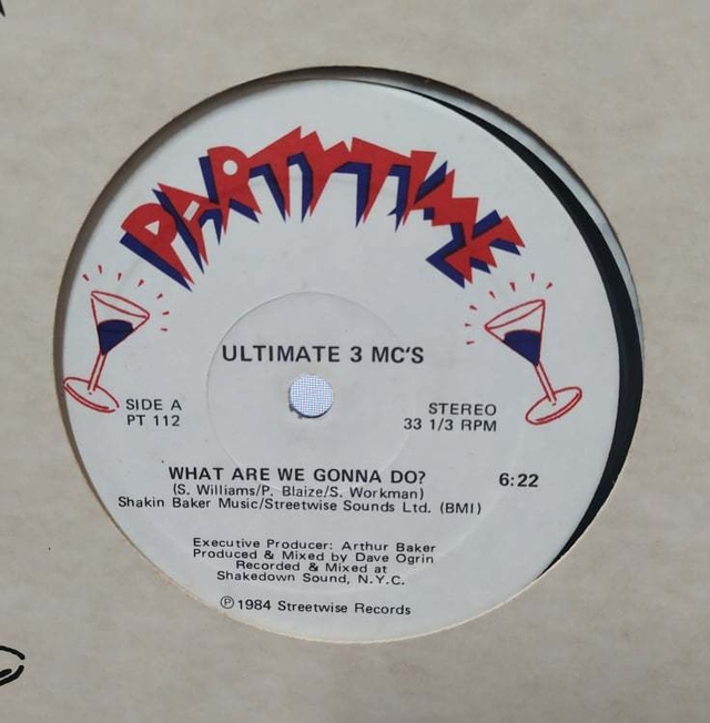 Ultimate 3 MC's - What Are We Gonna Do? 1984 Electro Hip Hop
