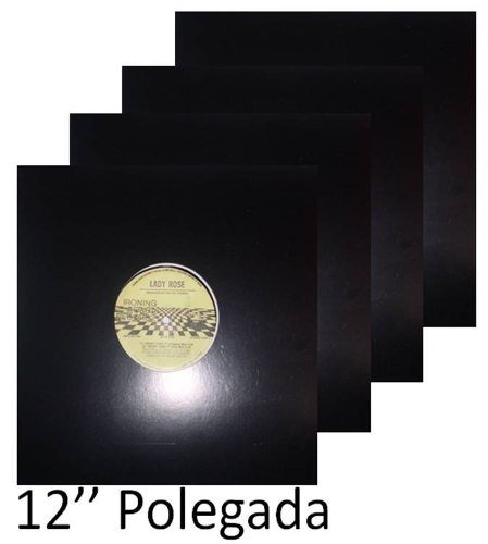 Capa Preta Externa Lps 12'' Polegada - Pacote 10 Unidades