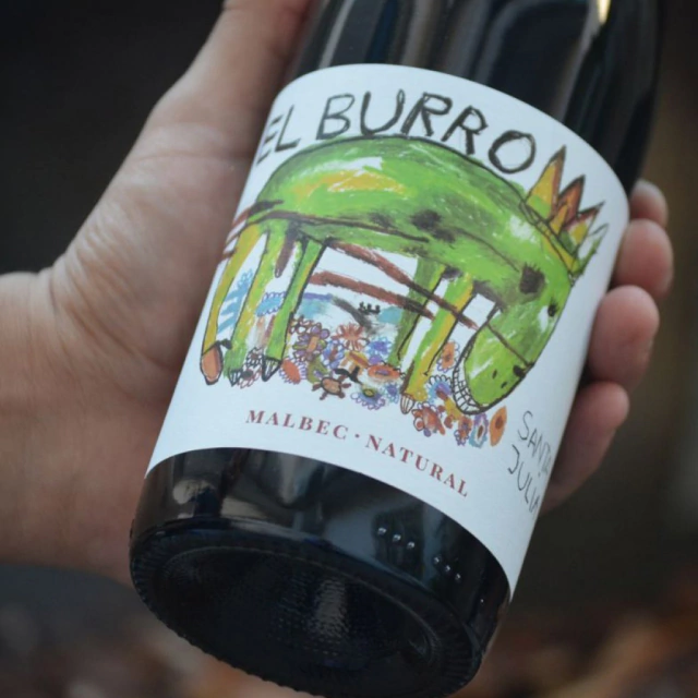 Vino Orgánico El Burro Santa Julia Malbec Natural (750 ml.)