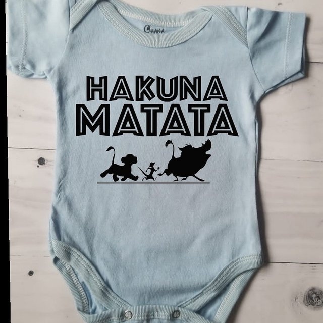 Body celeste hakuna matata - Comprar en Ohana bebes