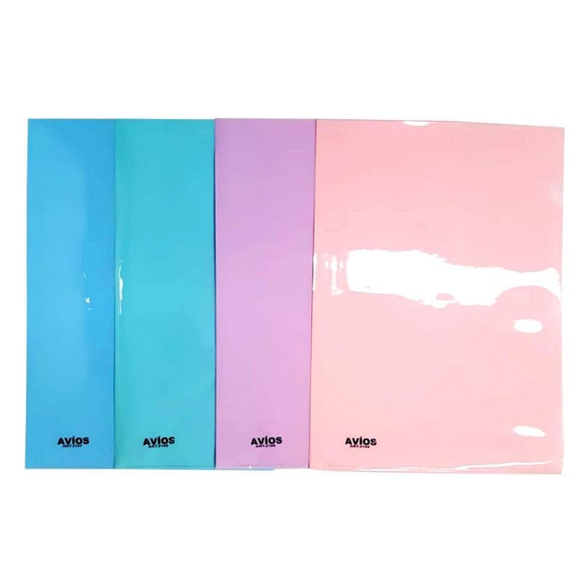 CARPETA AVIOS IMPO "L" A4 PASTEL V/COLORES