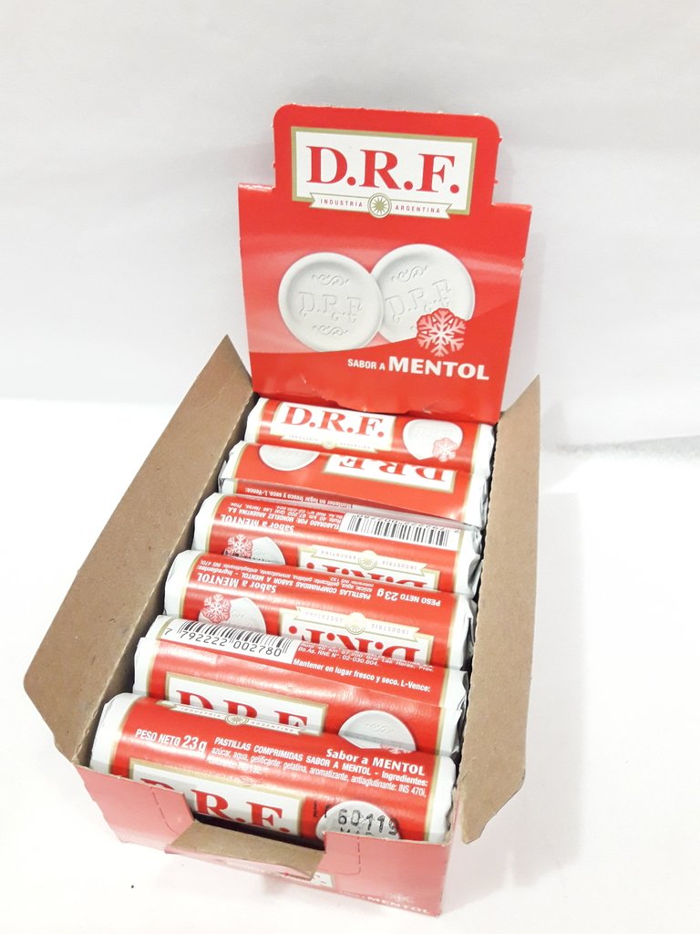 Pastillas DRF Mentol x 12u - Comprar en Kako