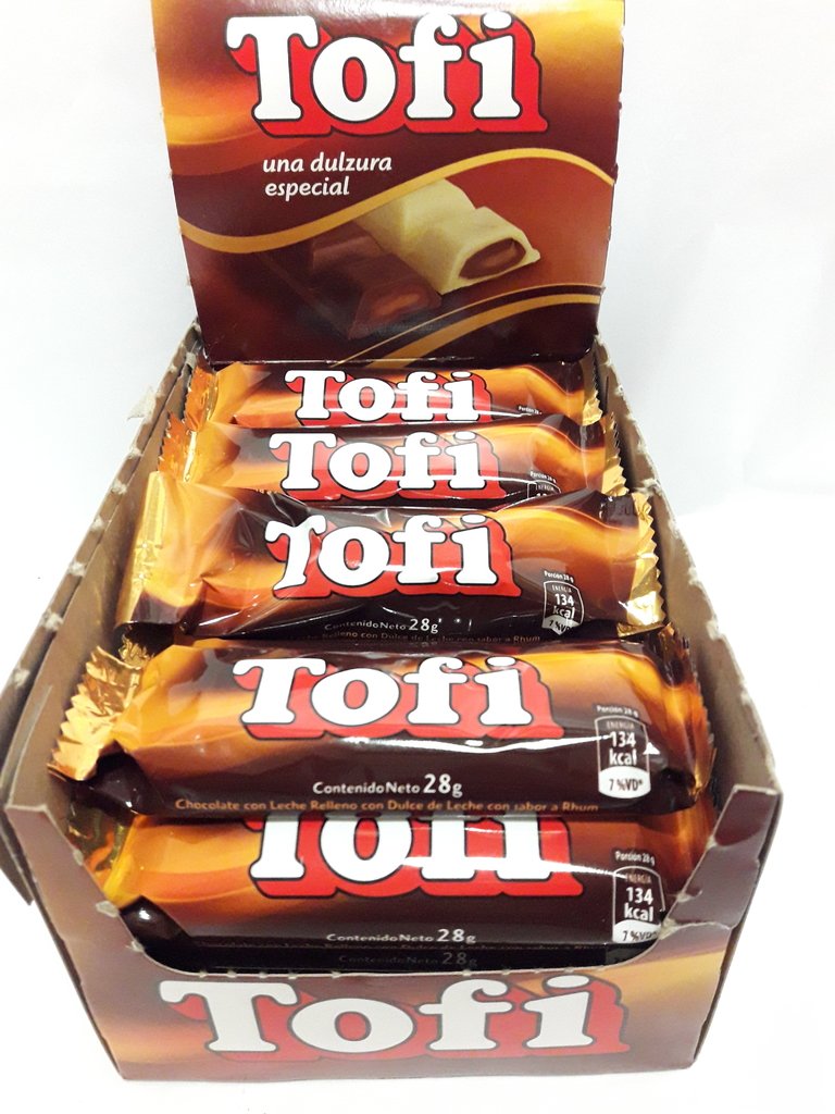 Chocolate Tofi Relleno Con Dulce De Leche x 25u - Kako