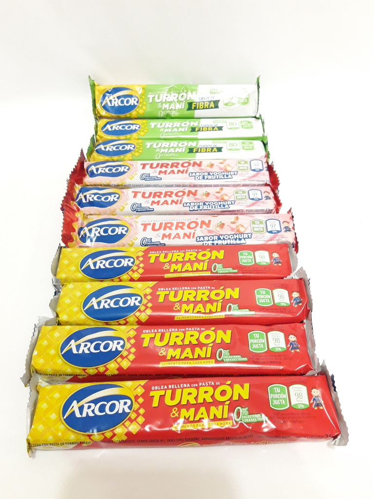 Turron Arcor Surtido x 10u - Comprar en Kako