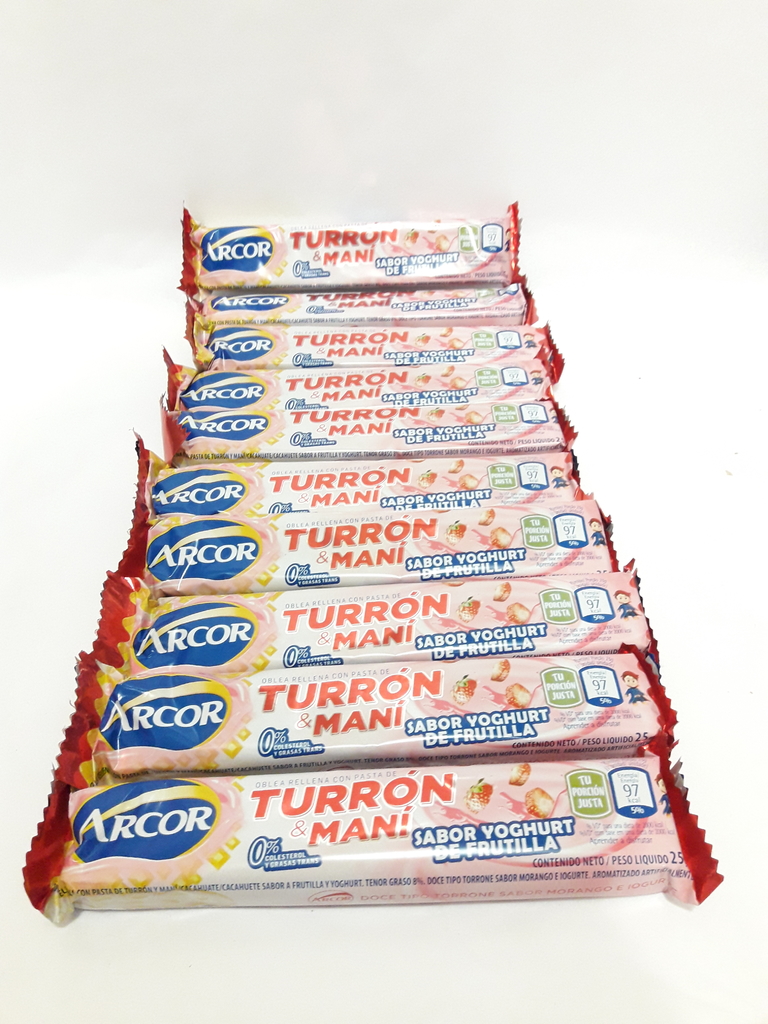 Turron Arcor Frutilla x 10u - Comprar en Kako