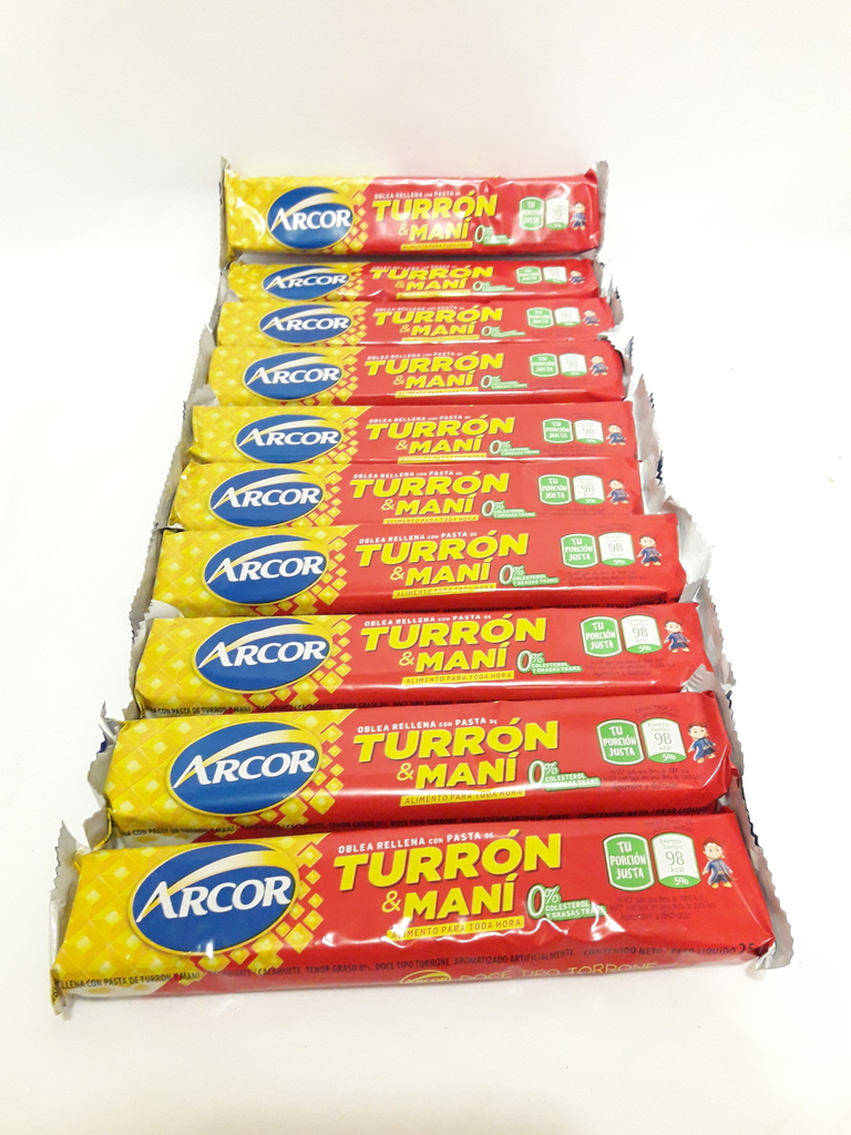 Turron Arcor Clasico x 10u - Comprar en Kako