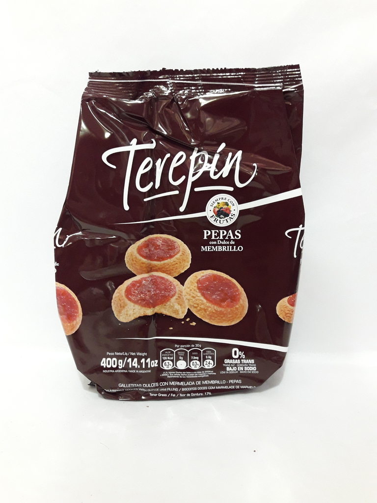 Galletitas Terepin Pepas x 400grs - Comprar en Kako