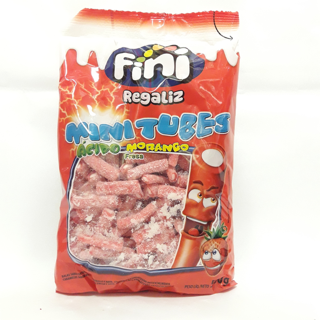 Gomitas Fini Tube Mini Frutilla Ácida x 500 g. - Kako