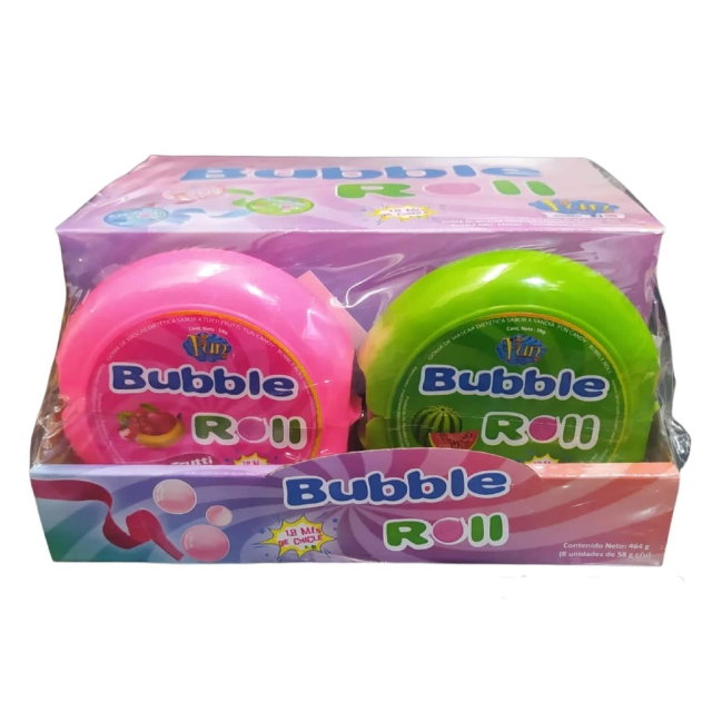 Chicles Bubble Roll Tutti Frutti x 8u - Comprar en Kako