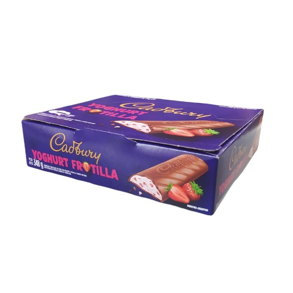 Chocolate Relleno Yoghurt Frutilla Cadbury 29 G X 12 U.