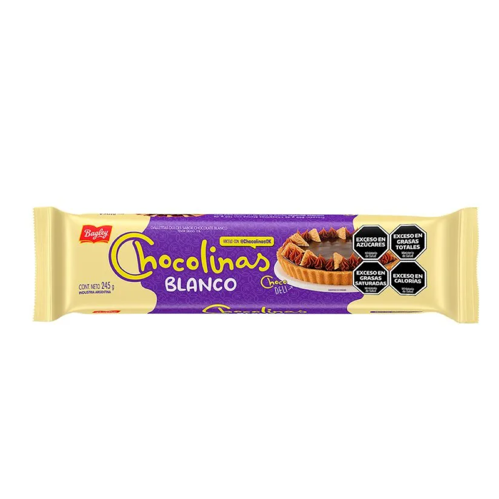 Galletitas Chocolinas Blanco x 245g - Comprar en Kako