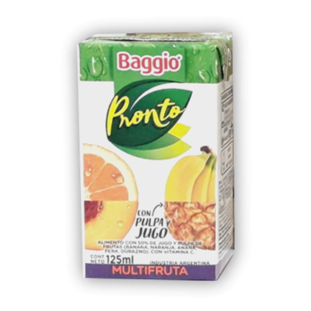 Caja Baggio Pronto Multifruta 125ml x 18u - Kako