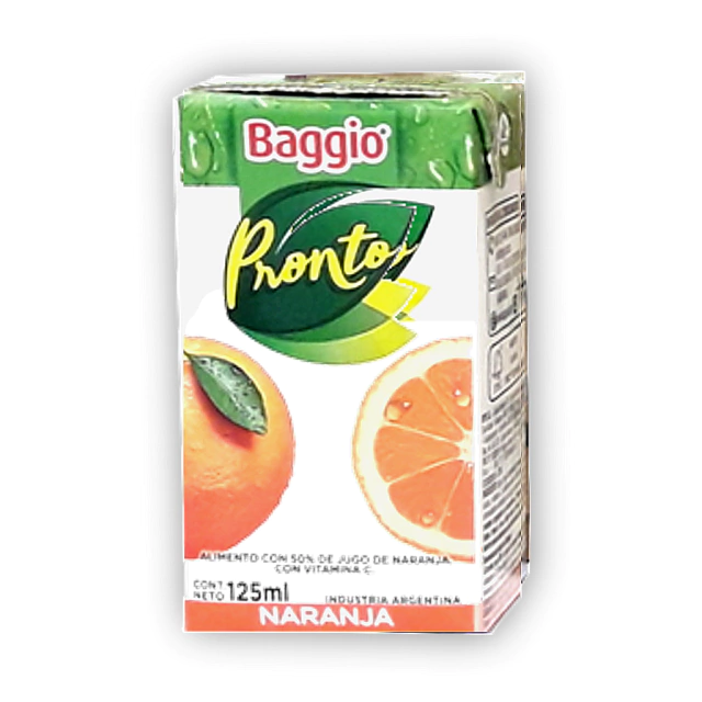 Caja Baggio Pronto Naranja 125ml x 18u - Kako