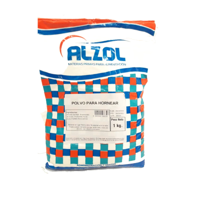 Polvo Para Hornear Alzol x 1kg - Comprar en Kako