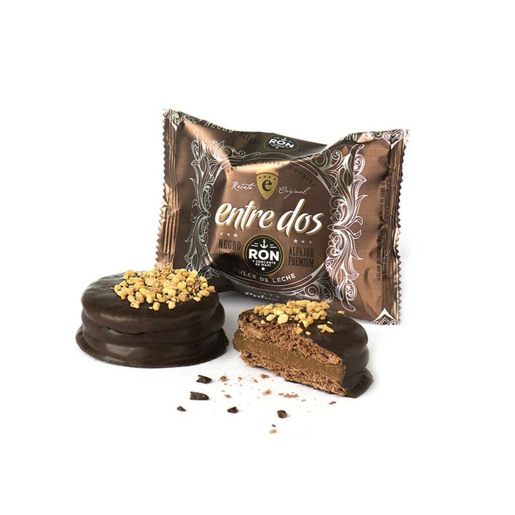 Alfajores Premium Dulce de Leche al Ron Entre Dos X 12 u.
