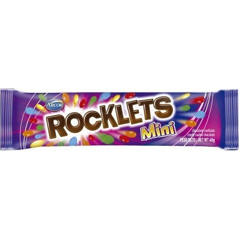 Lentejas de Chocolate Mini Rocklets 10g Caja x 44 unidades