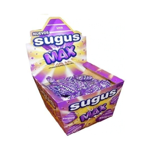 Caramelos Masticables Sabor Uva Sugus Max x 70 u.