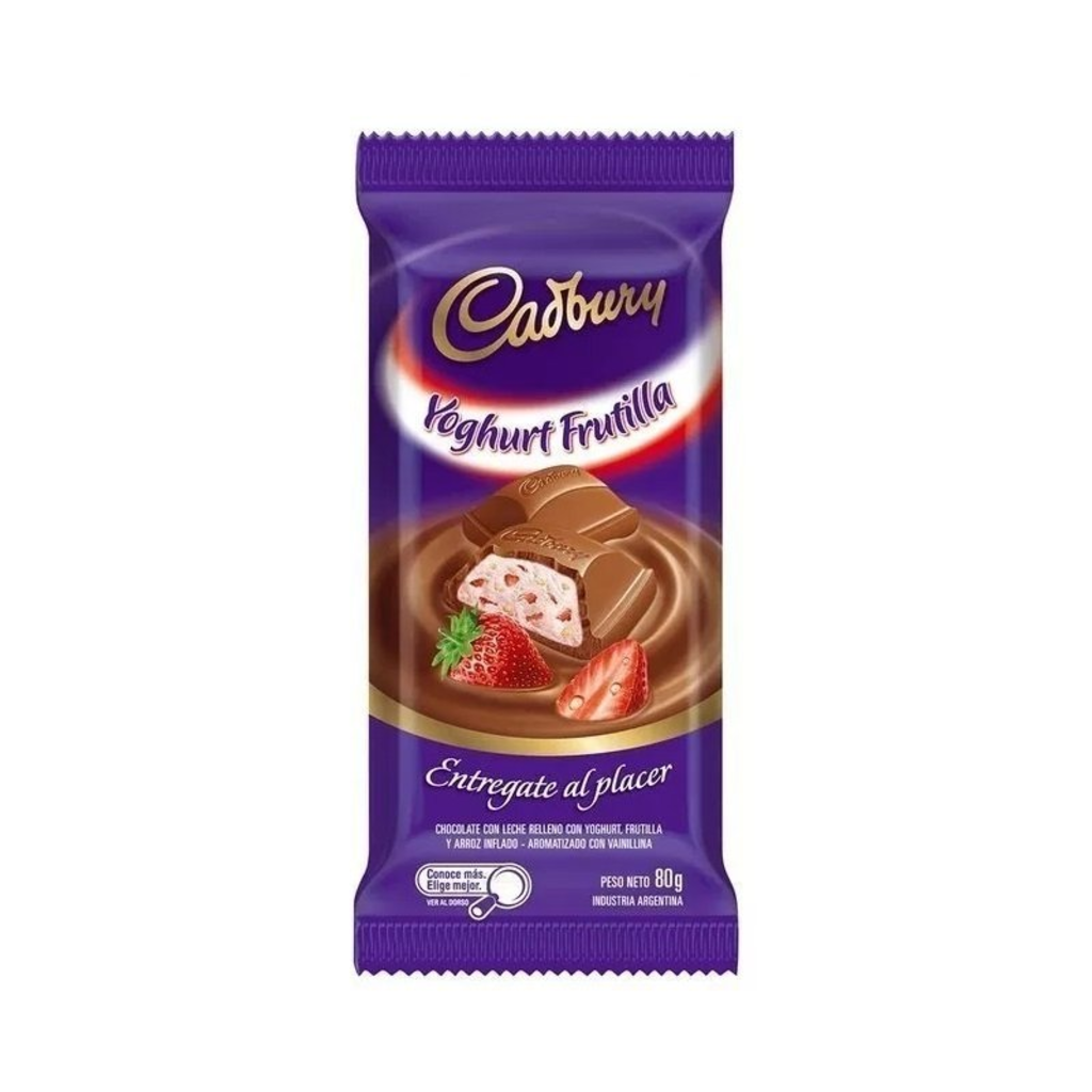 Chocolate Cadbury Yoghurt Frutilla x 80grs - Kako