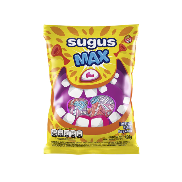 Caramelo Masticables Sugus Max x 750g - Comprar en Kako