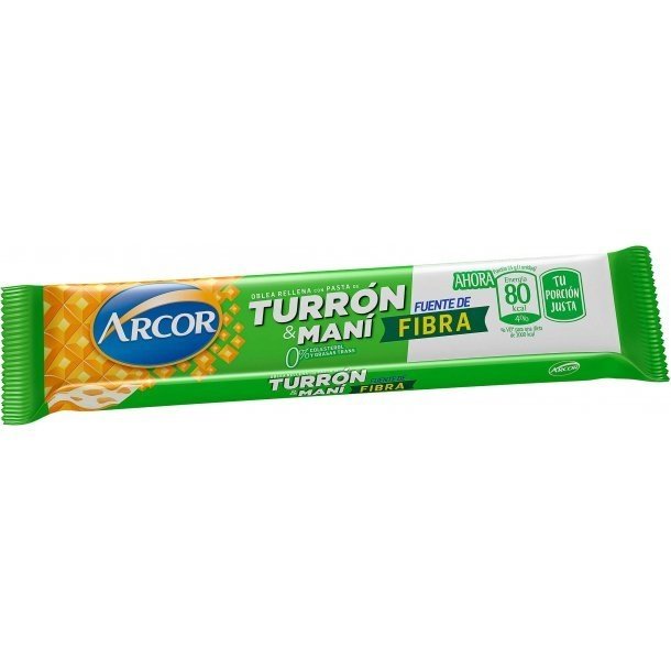 Turrones Arcor Fibra x 50u - Comprar en Kako