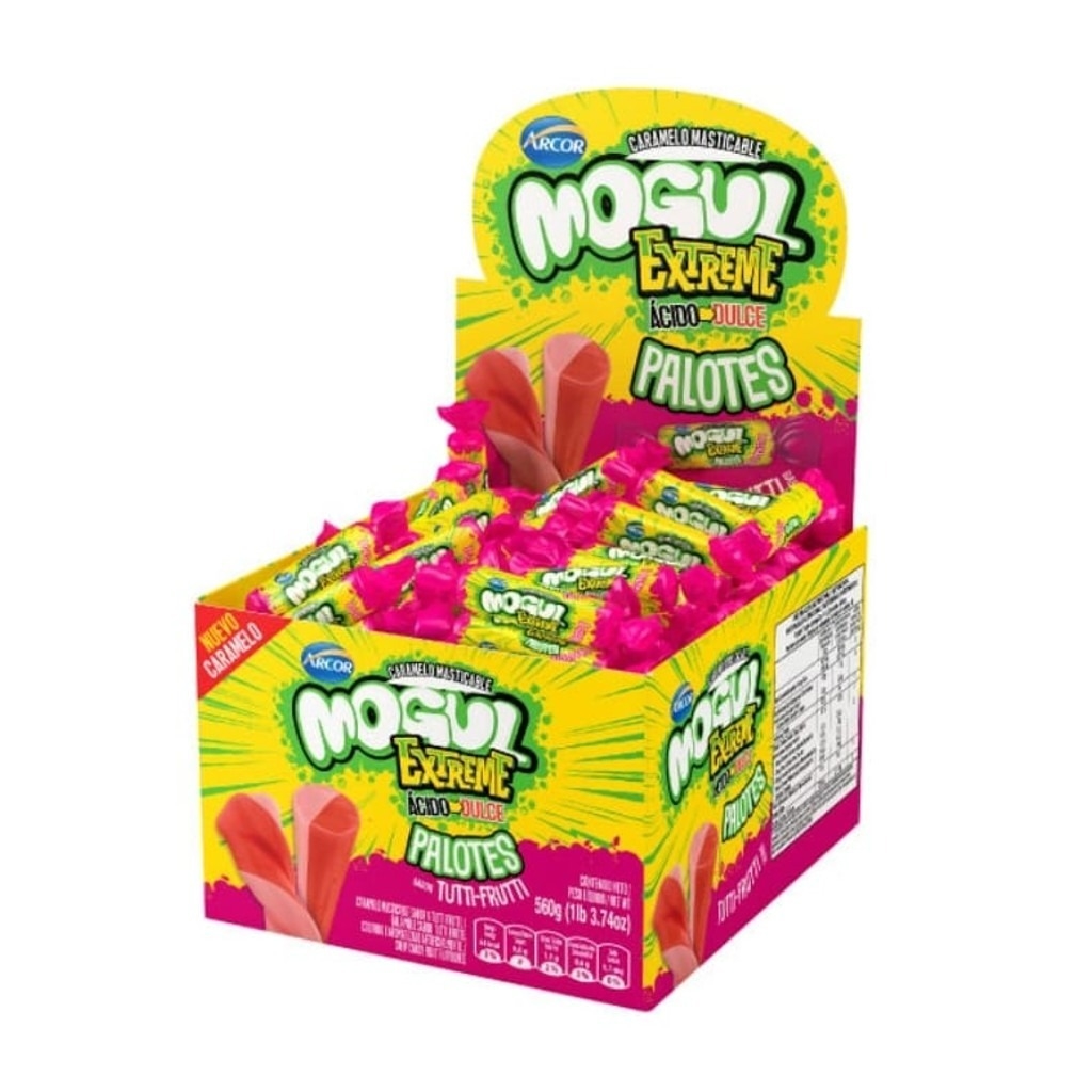 Caramelos Mogul Extreme Palotes Tutti Frutti X 70 u.
