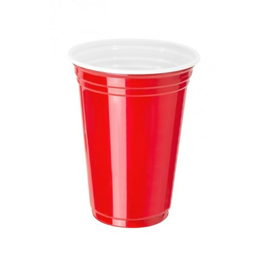 Vaso Estilo Americano Rojo Copobras 400 ml x 25 u.