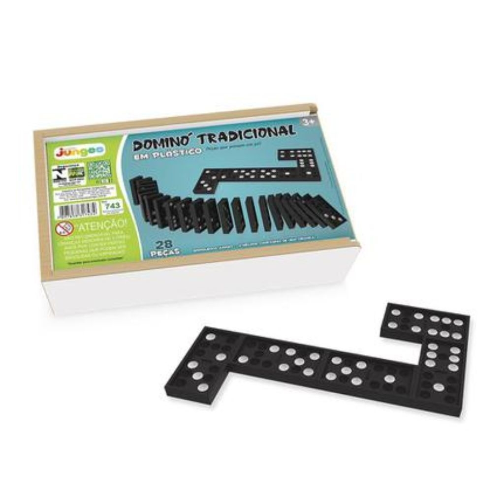 Dominó Tradicional de Plástico