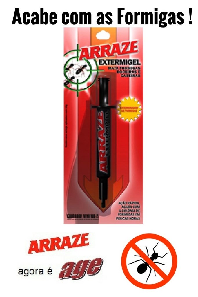 Age Extermigel Mata Formigas 10g - Inseticida Arraze