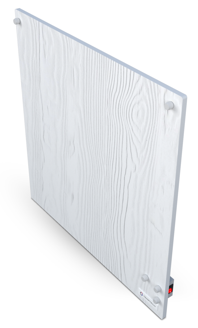 Panel Calefactor Eléctrico SIMIL MADERA BLANCA TEMPTECH Bajo Consumo ...