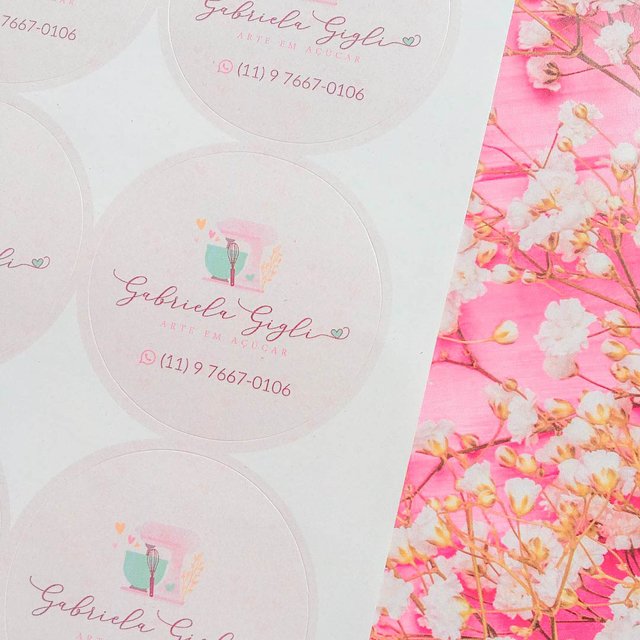 Adesivos Redondos 6,8x6,8cm - Fer Almeida - Designer