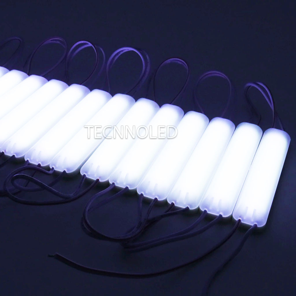 Modulo Cob Led 12v 1,5w com 4 leds ip65 Branco Frio