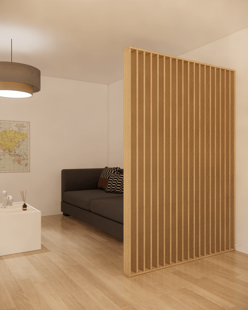 Divisor de ambiente recto de madera - Campe Muebles