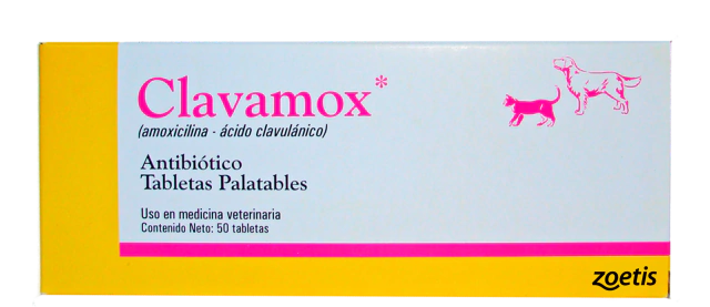 Clavamox tabletas palatables 250mg. - Casper Pet Store