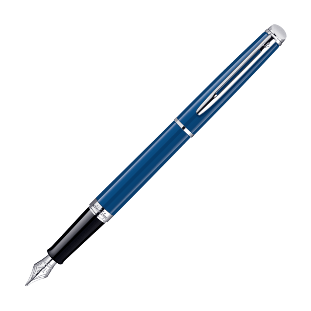 Pluma Waterman Hémisphère Laca Azul y Cromo