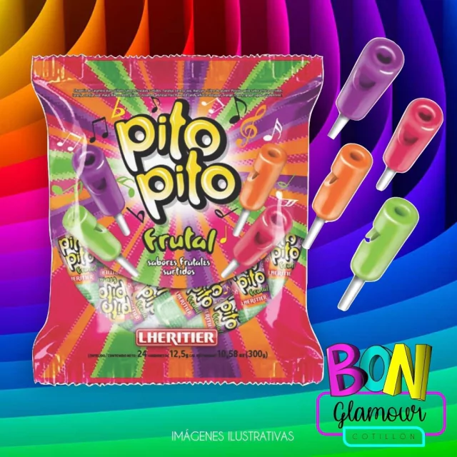 CHUPETIN PITO PITO FRUTAL X24 - BonGlamour/ Bonfest