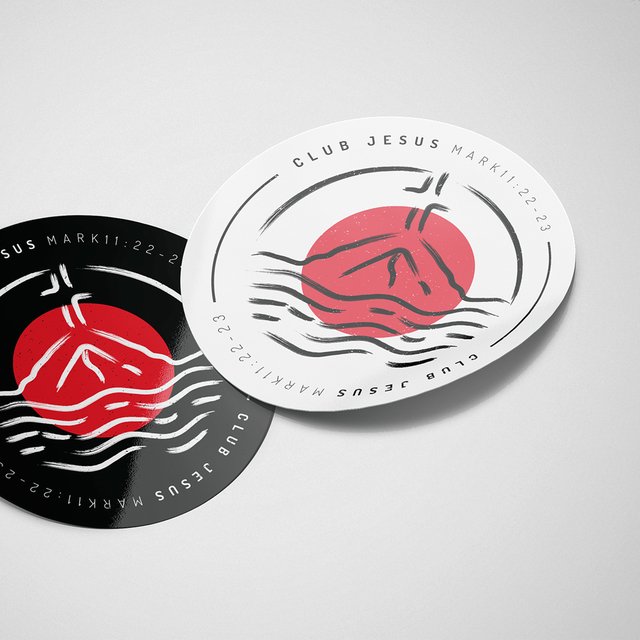 Stickers circulares papel adhesivo - ploteando