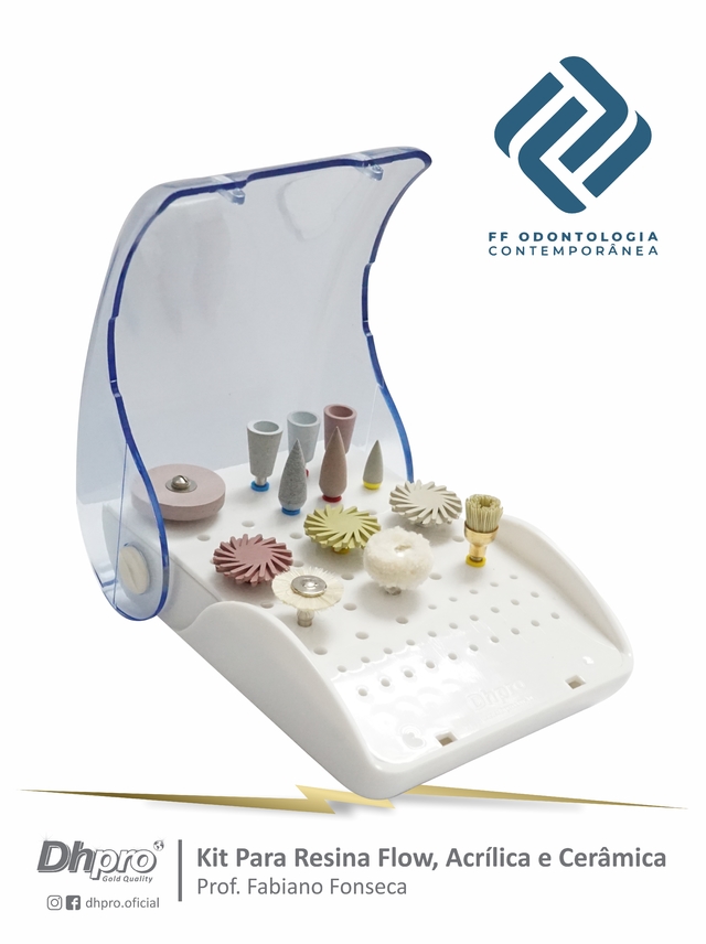 Kit Para Resina Flow, Acrílica e Cerâmica - Prof Fabiano Fonseca