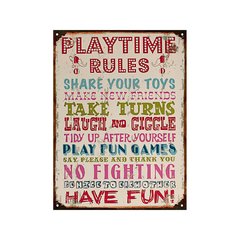 Playtime Rules - Comprar en Club del Poster