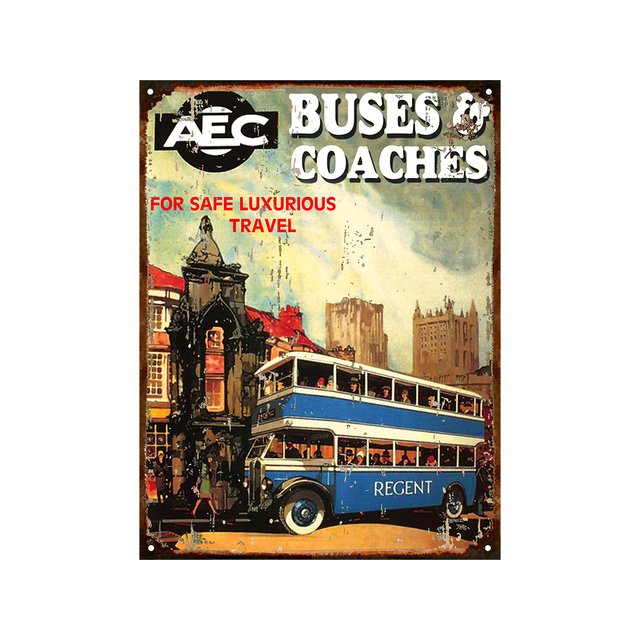 AEC Buses - Comprar en Club del Poster