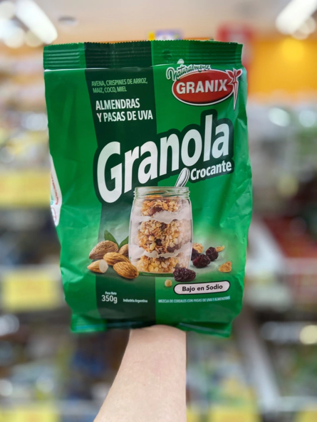 GRANIX GRANOLA CROCANTE PASAS Y ALMENDRAS 350g