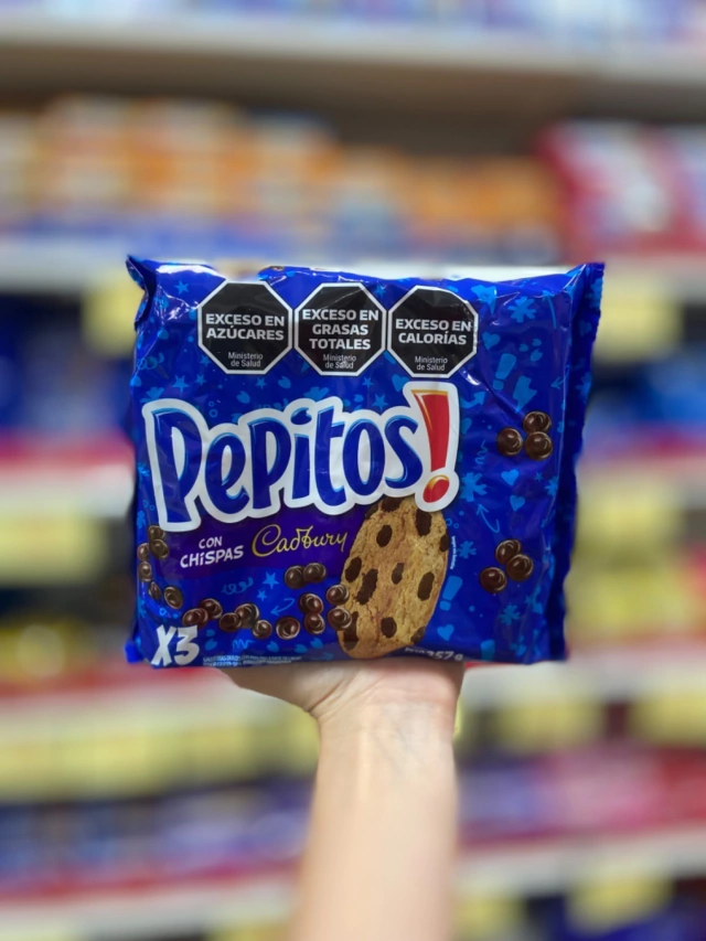 PEPITOS CHIPS CADBURY TRIPACK 357g - Bomboneria Royal