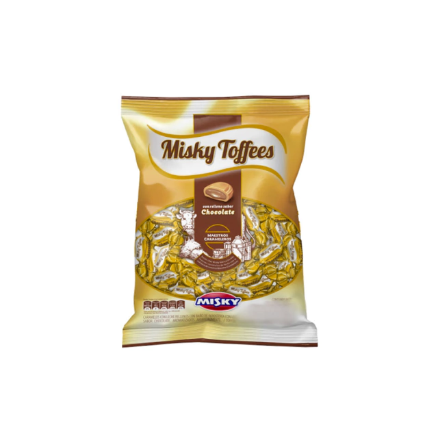MISKY TOFFEES CHOCOLATE 480g - Bomboneria Royal