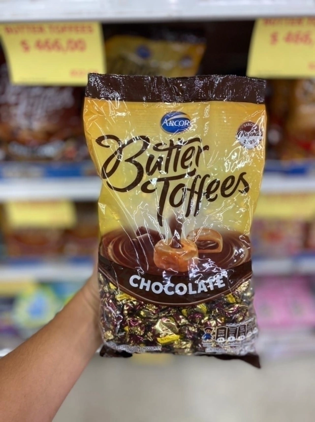 BUTTER TOFFEES CHOCOLATE 137u 822g - Bomboneria Royal