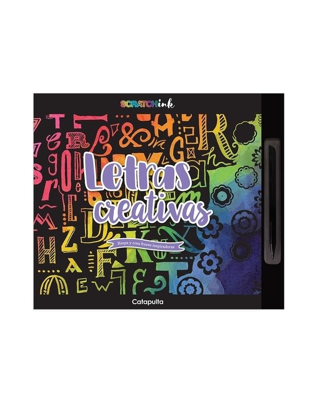 Letras Creativas Scratch Ink - Rincón Creativo