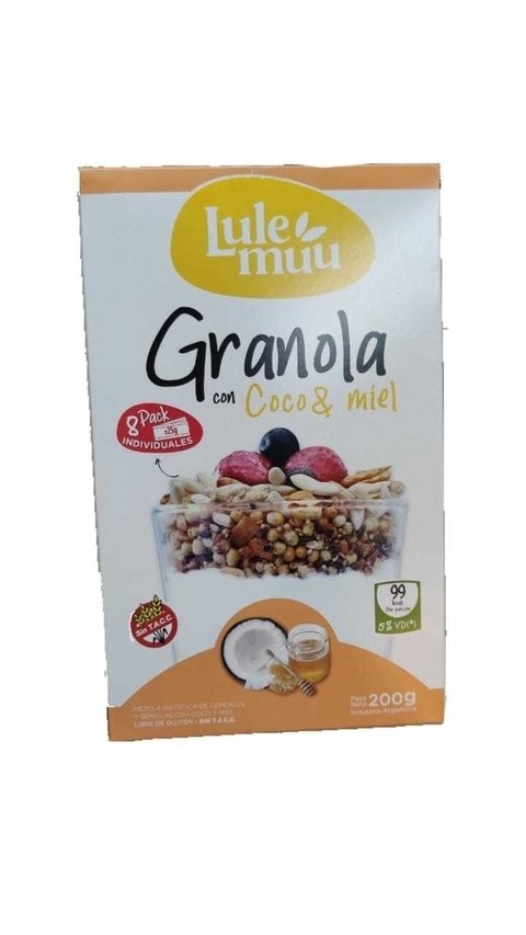 GRANOLA SIN TACC 200grs 'LULEMUU' - L A S I R M A S