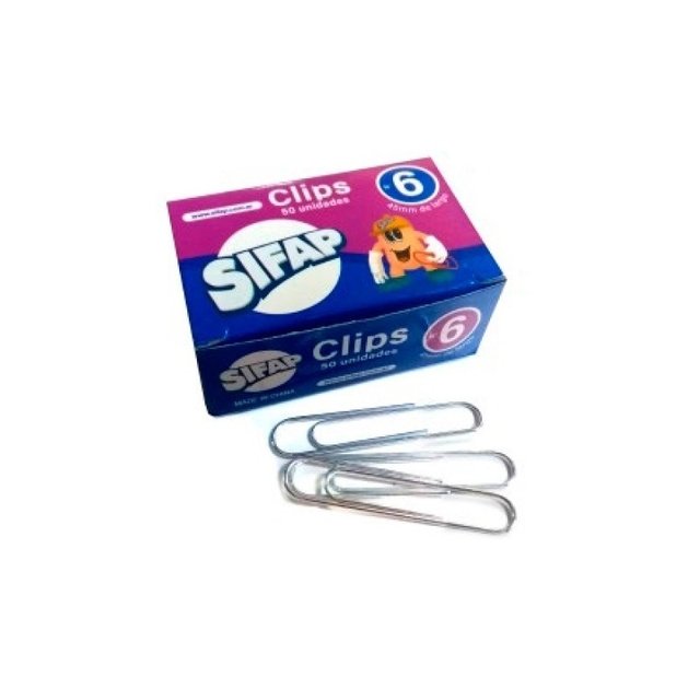 BROCHES CLIPS SIFAP Nº 6 X 50 UN. - SUPERLÓGICO