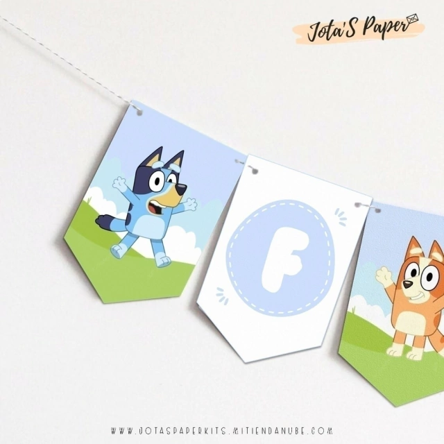 Kit Imprimible BLUEY - Comprar en Jotas Paper Kits