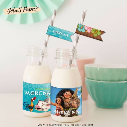 Kit Imprimible MOANA - Comprar en Jotas Paper Kits