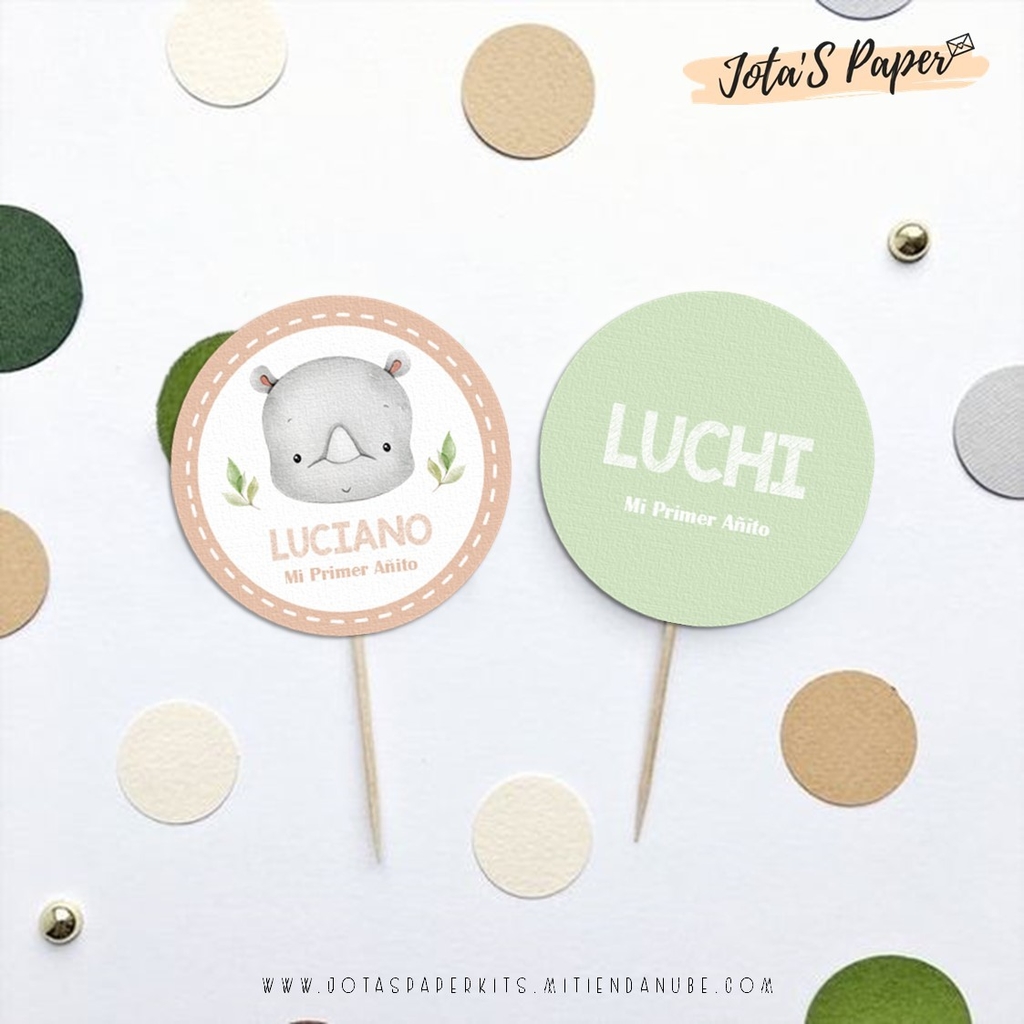 Kit Imprimible SELVA BEBE - Comprar en Jotas Paper Kits